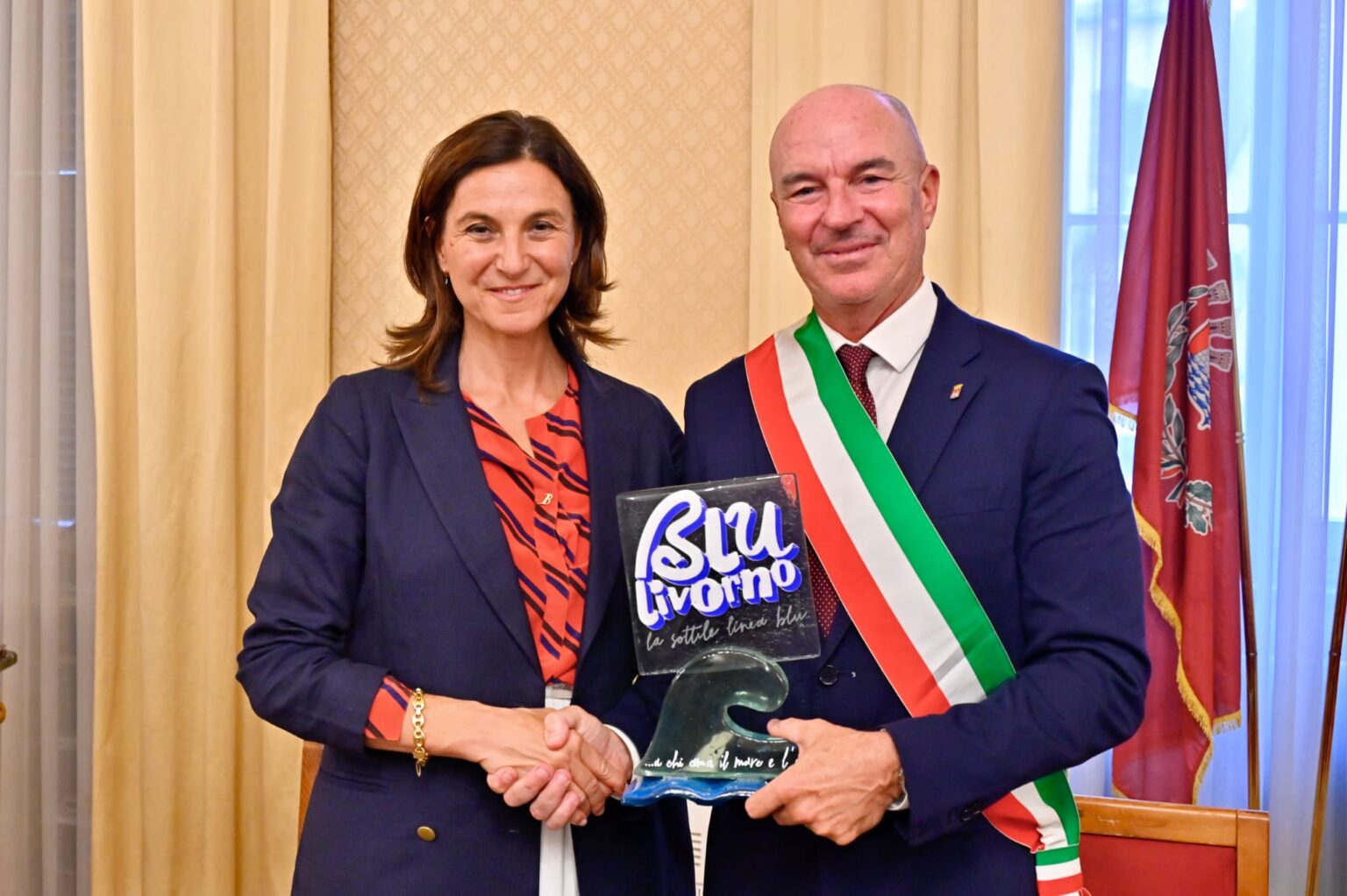 GIOVANNA VITELLI RECEIVES THE ‘BLU LIVORNO’ AWARD FOR HER COMMITMENT TO ...